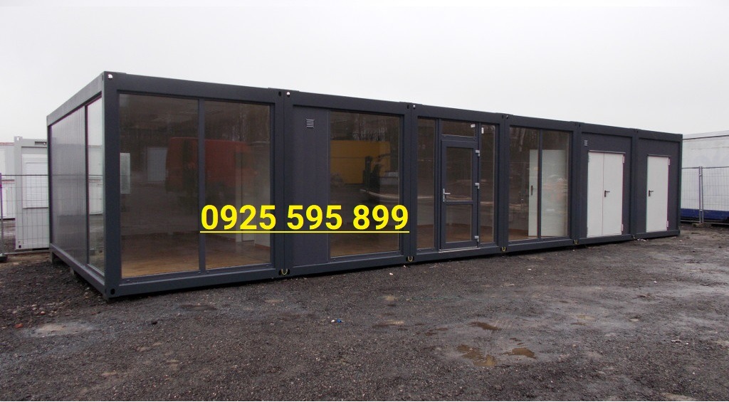 Nhà Panel Kính khung Container | Thi Công Nhà Container
